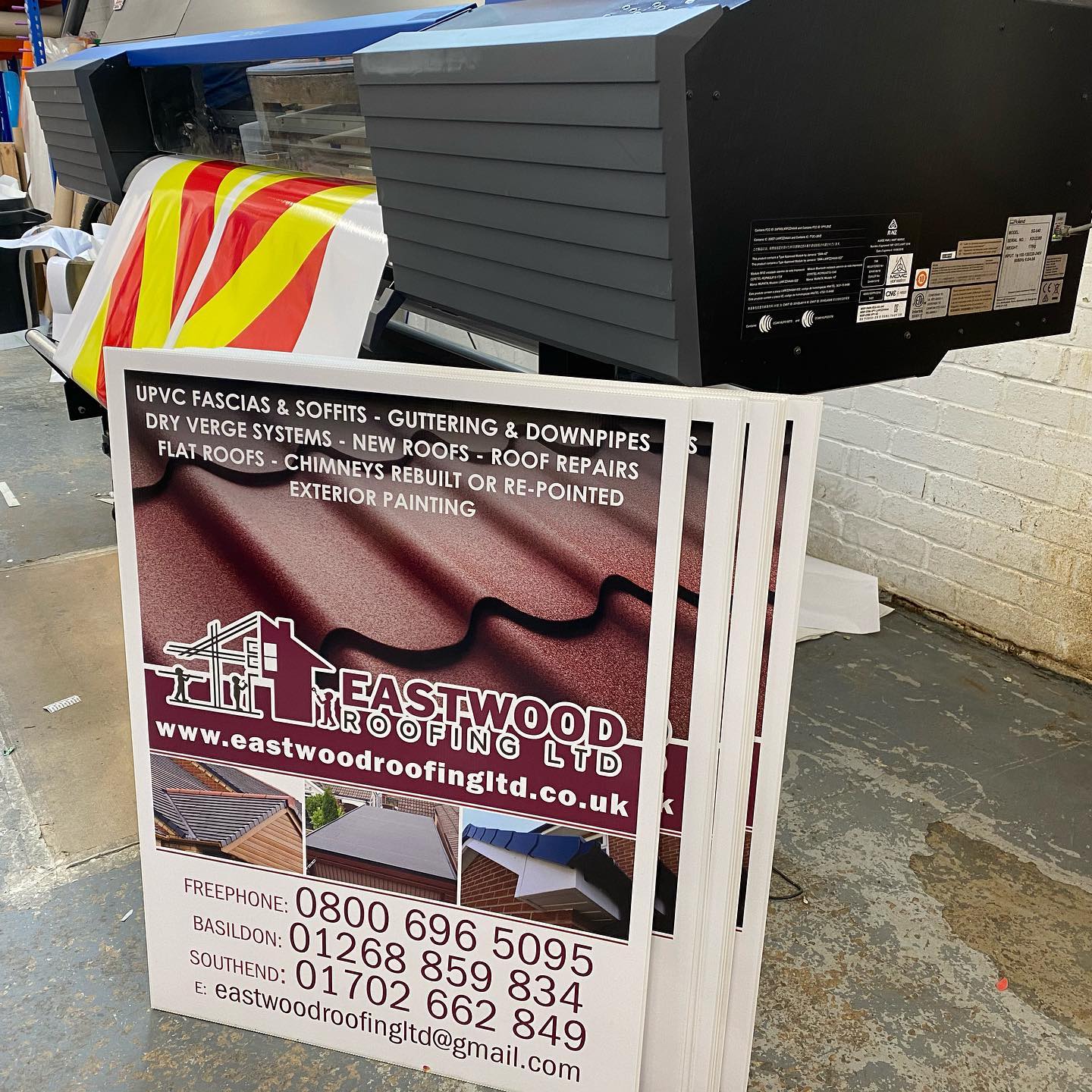 Perfect Construction Site Boards in Southend-on-Sea